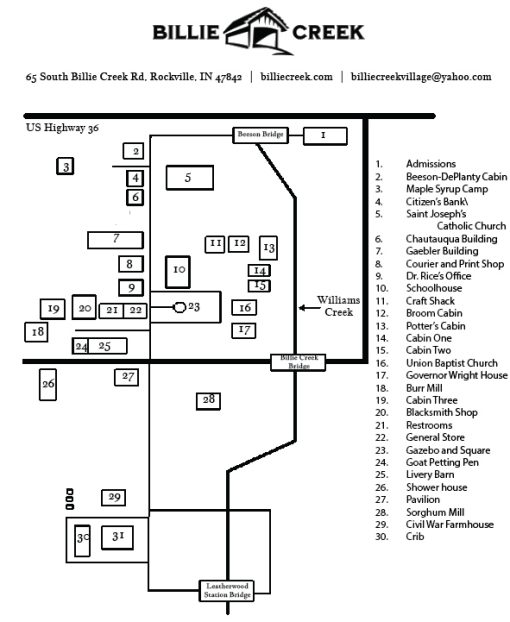 Basic Map – Billie Creek Village